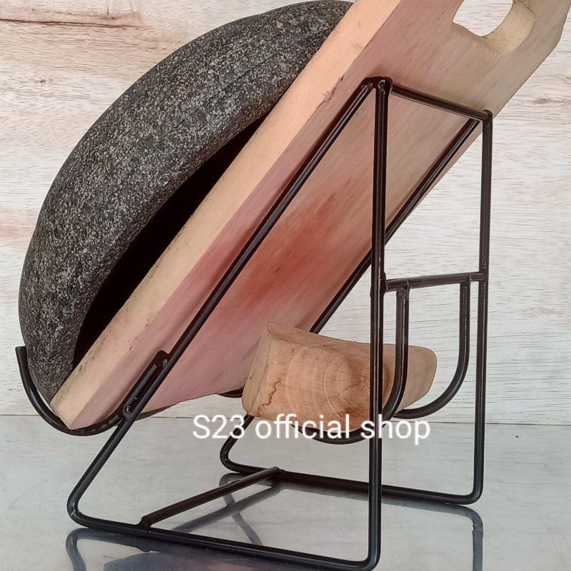 Jual tempat simpan cobek aesthetic/ Tatakan cobek cobek dan ulekan cat ...