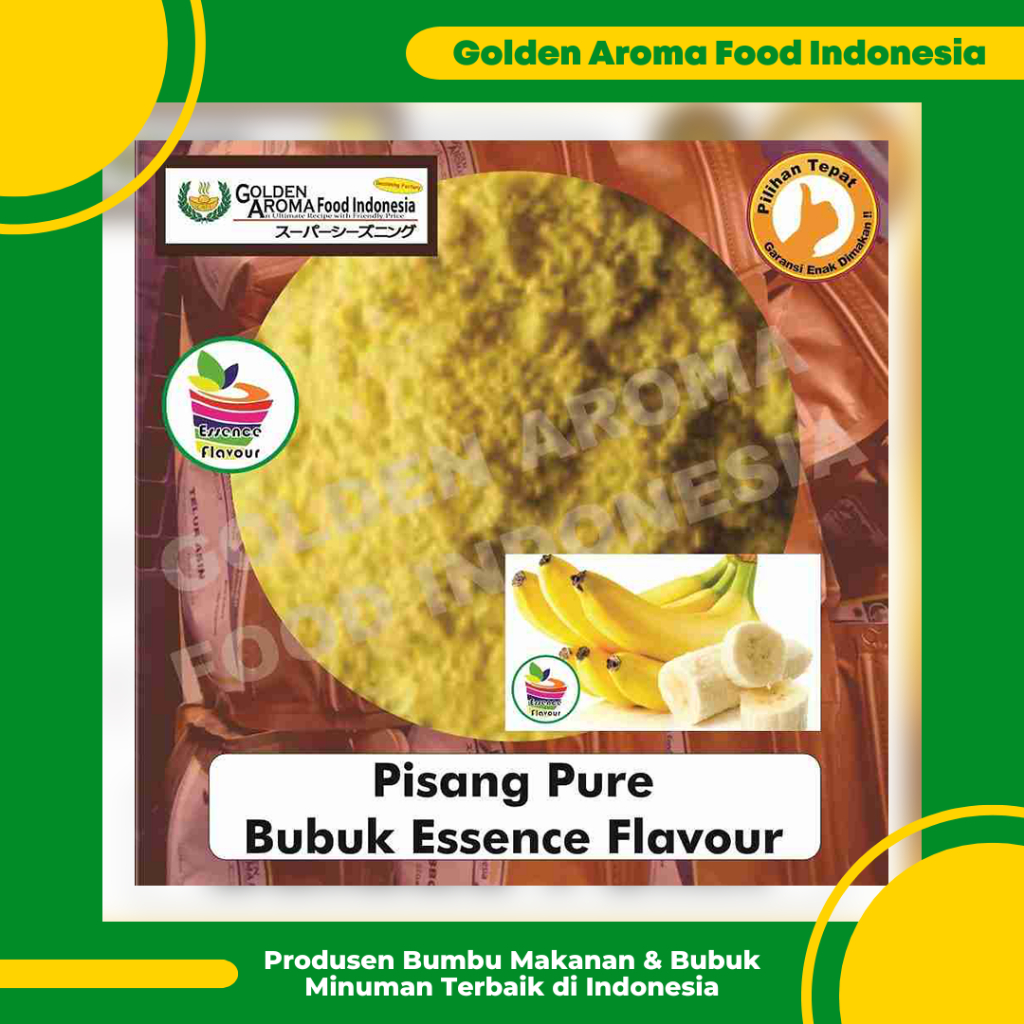 Jual Bubuk Pisang Pure Efe 1/2 Kg Essen Flavor Ekstrak Banana Murni 500 ...