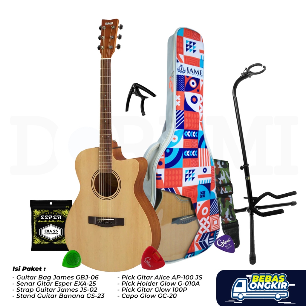 Jual Paket Fancy Yamaha Guitar FS-400C / FS400C / FS 400 C / GItar FS ...