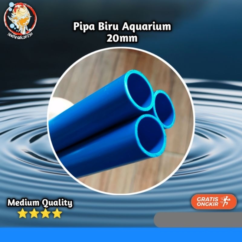 Jual Pipa Biru Aquarium Ukuran 20mm | Shopee Indonesia
