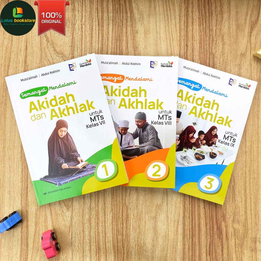 Jual Akidah & Akhlak Kelas 7 8 9 - Kurikulum Merdeka - Buku Erlangga ...