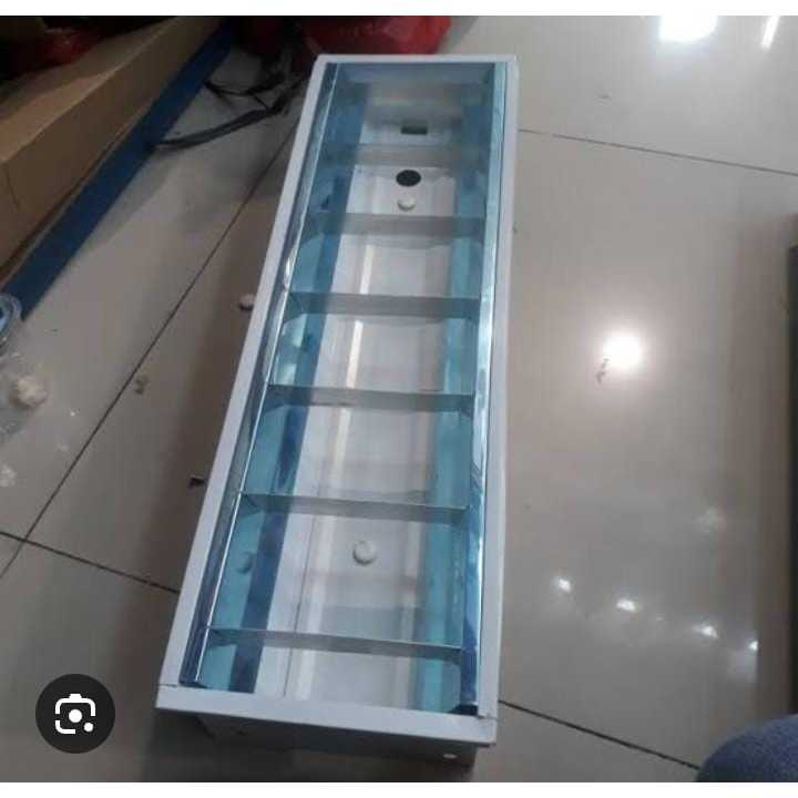 Jual Kap Lampu RM 1X18 60CM Set Lampu Led Philips 8w Kap TL T8 RM 1X8W ...