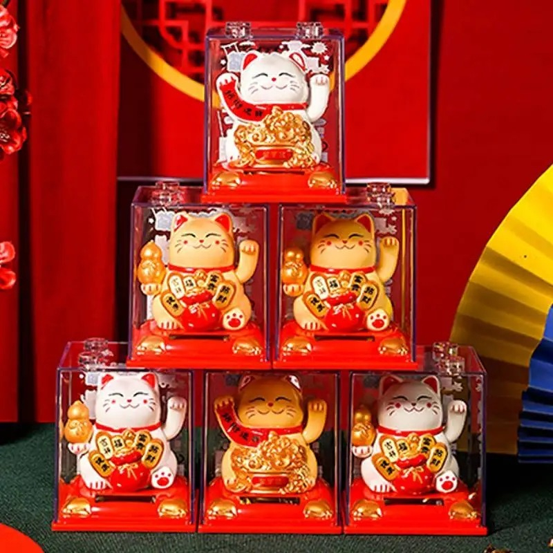 Jual Mi.more Solar Maneki Neko Lucky Cat / Pajangan Kucing Hoki ...