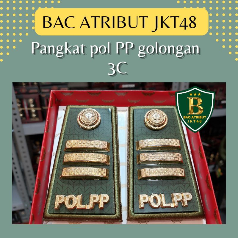 Jual BAC ATRIBUT JKT48 - PANGKAT PDH POL PP GOLONGAN 3C IIIC | Shopee ...