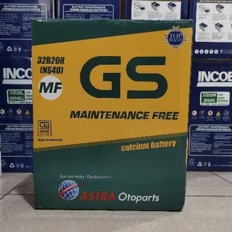 Jual Aki Mobil Toyota Avanza GS Astra NS40 / 32B20R Aki Kering 12V / 32AH | Shopee Indonesia