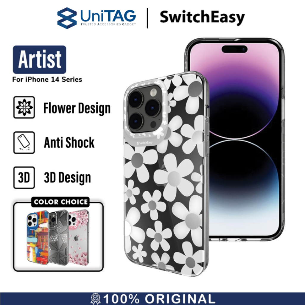 Jual Case iPhone 15/ 14 Pro Max Plus SwitchEasy Artist Inmold Motif ...