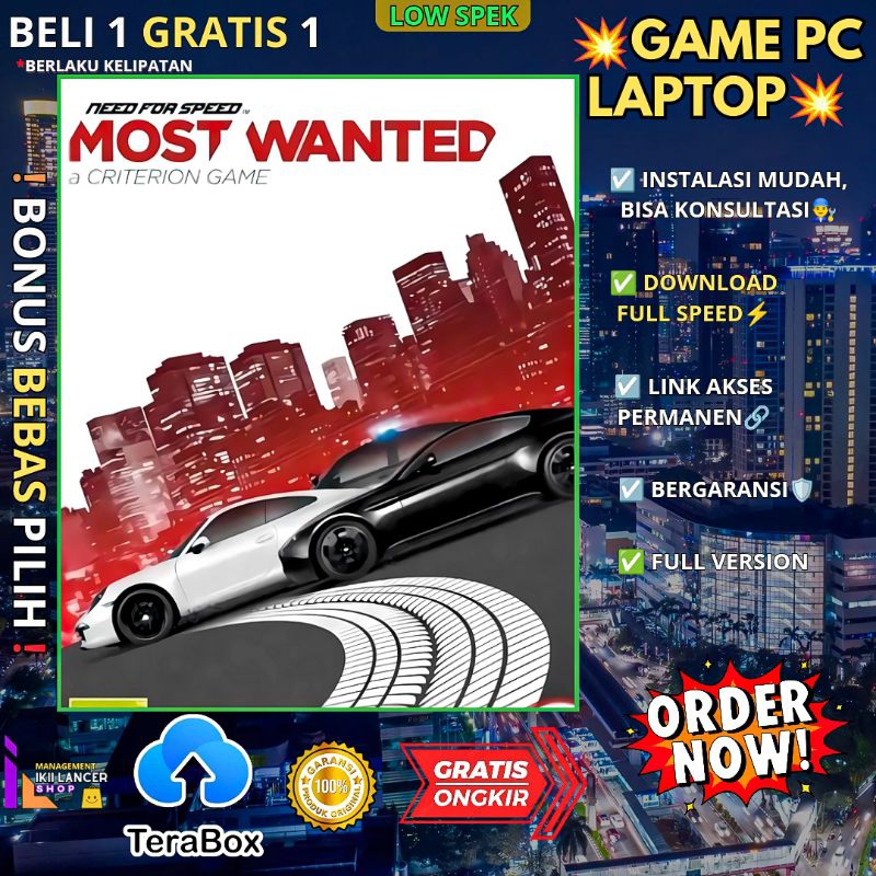 Jual Need for Speed Most Wanted (2012) + FULL DLC - PC LAPTOP GAMES - ORIGINAL WINDOWS | Shopee ...
