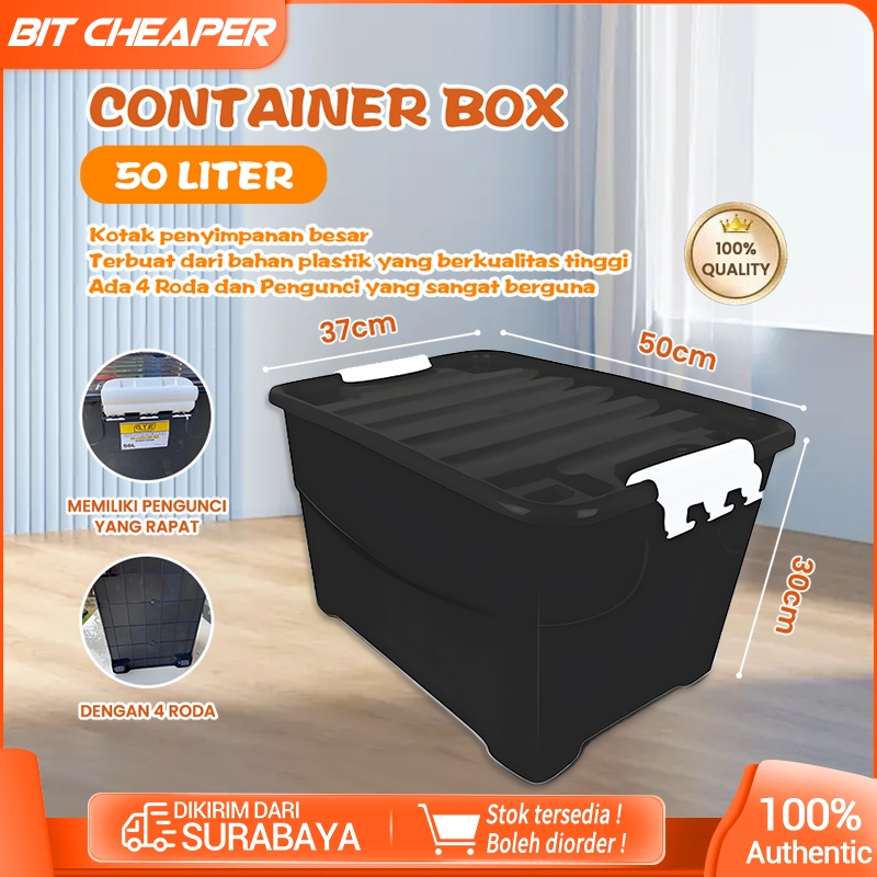 Jual 50L Container Box / Kotak penyimpanan besar /Box Container/Storage ...