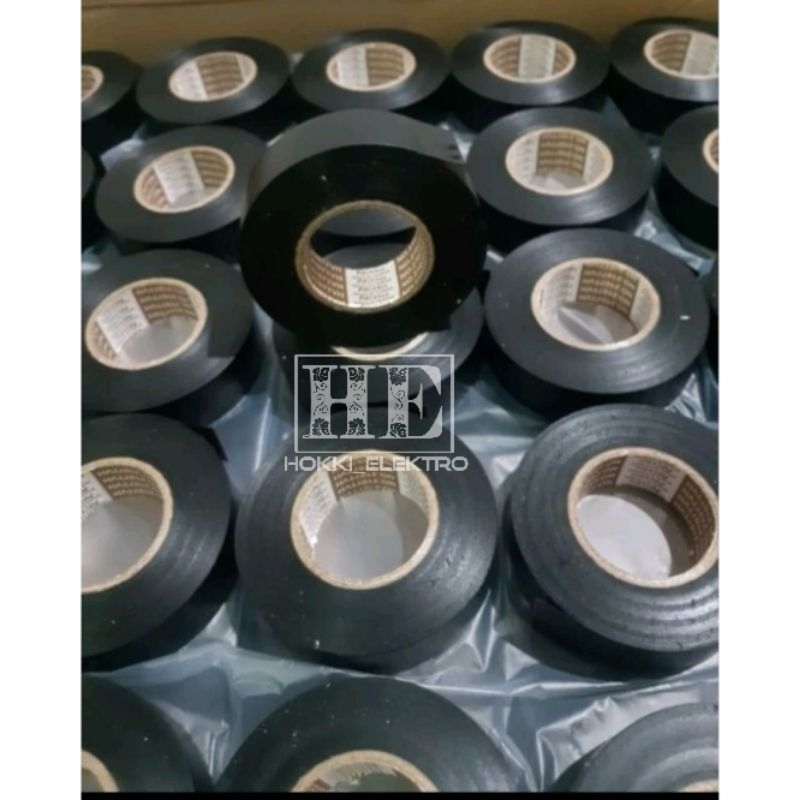 Jual NITTO ISOLASI KABEL LISTRIK HITAM TAHAN PANAS SNI ASLI / ISOLASI ...