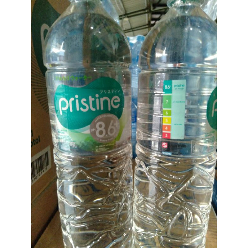 Jual minuman pristine pH 8+ ( 12 botol ) 1.5L | Shopee Indonesia