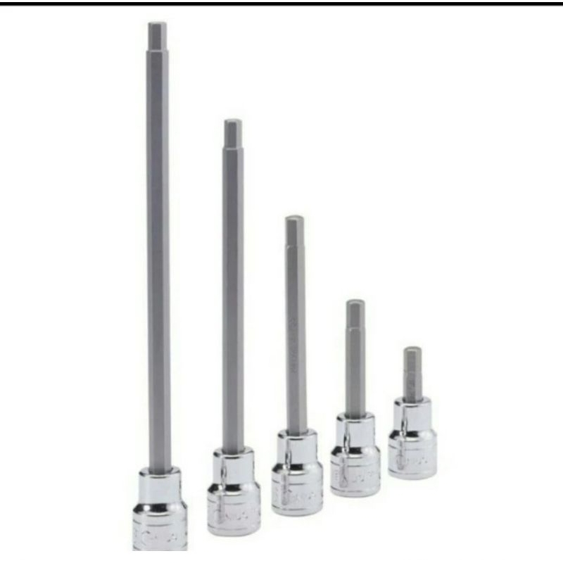 Jual Genius Hex bit socket drive 1/2 ukuran 3 mm ( kunci sock L panjang ...