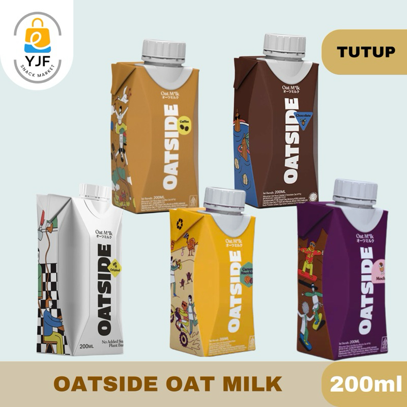 Jual Oatside OatMilk Susu Oat TUTUP CAPS / Barista Blend Oat Milk ...
