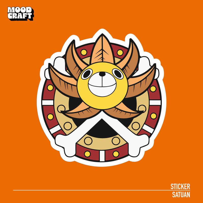 Jual One Piece Thousand Sunny - Sticker Vinyl - Stiker Laptop Anime ...