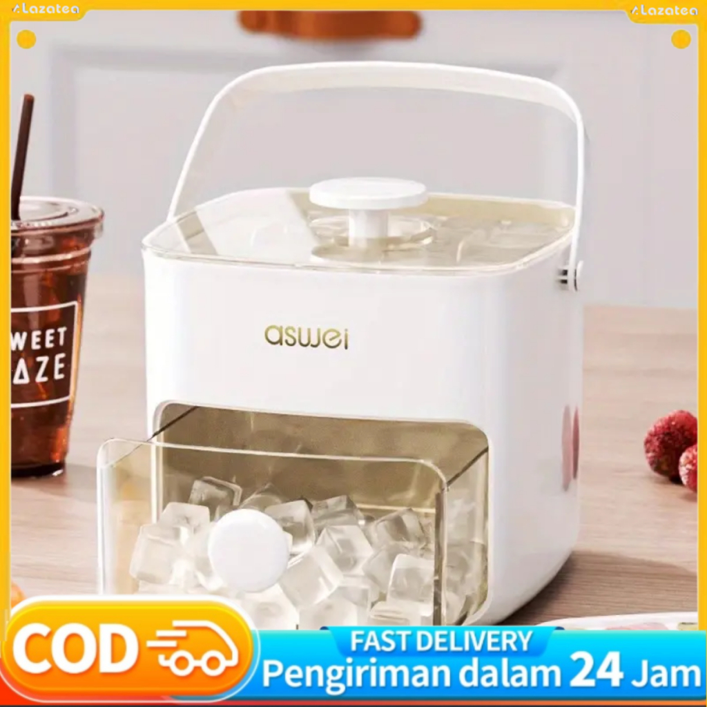 Jual Cetakan Es Batu Tekan Silikon Food Grade Jelly Kotak Besar Double ...