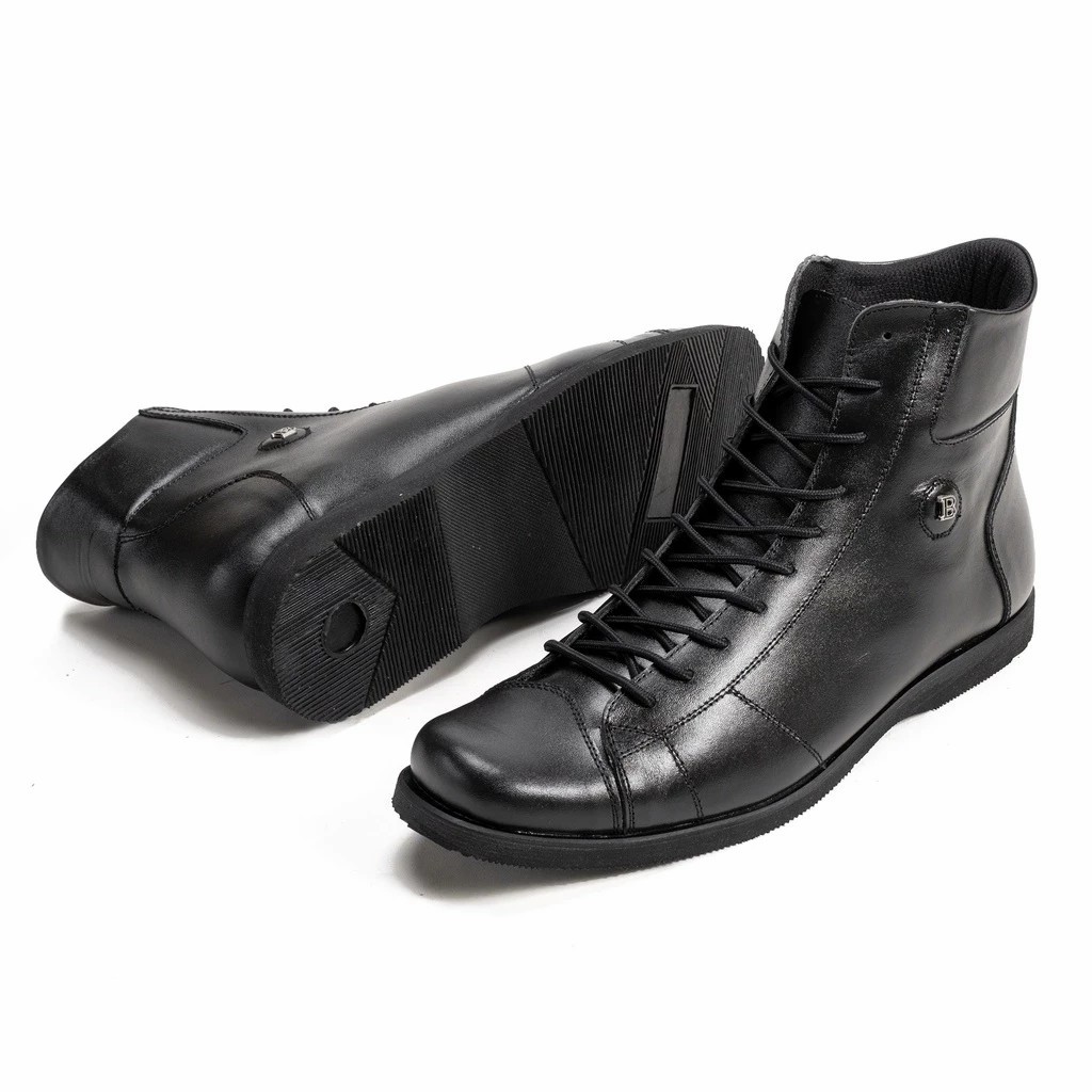 Jual Sepatu Boots Pria Bally Casual Kulit Asli Boot Semi Formal ...