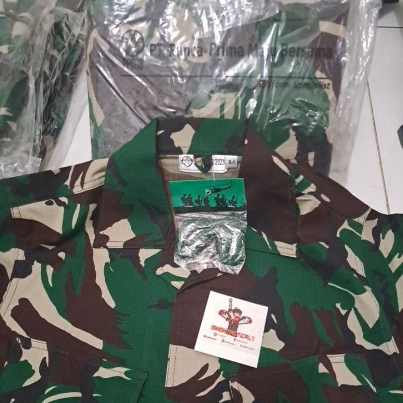 Jual Baju PDL TNI Asli Jatah PT Panca 2023 | Shopee Indonesia