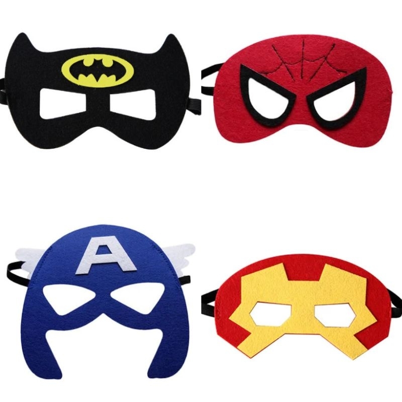 Jual Topeng mask iron man batman spiderman superhero avenger ulang ...