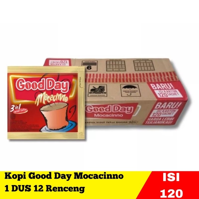 Jual [1 Karton] Good Day Moccacino isi 12 Renceng / 120 Sachet | Shopee ...