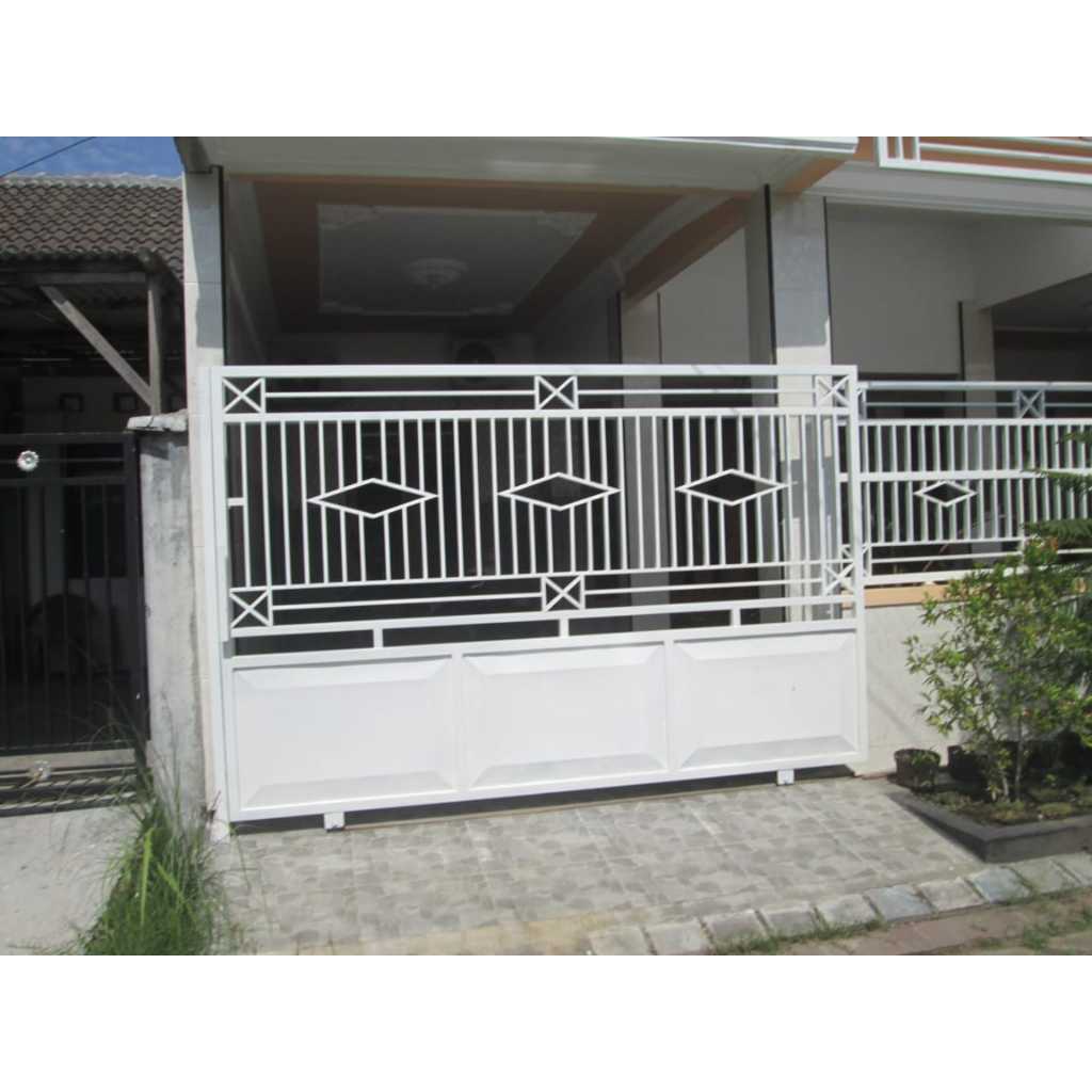 Jual pagar plat besi minimalis | Shopee Indonesia