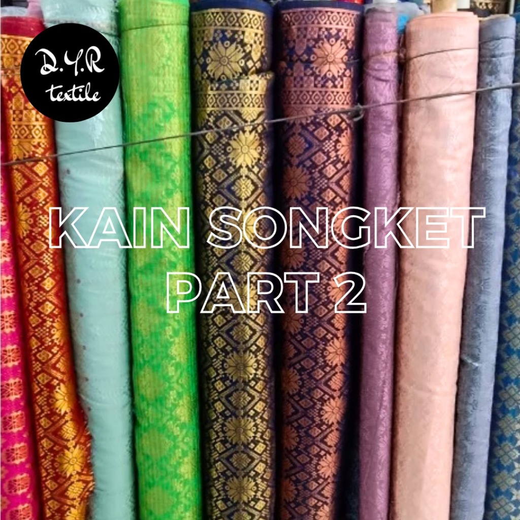 Jual DYR Textile | Kain Songket Palembang Meteran Motif Keren Premium ...