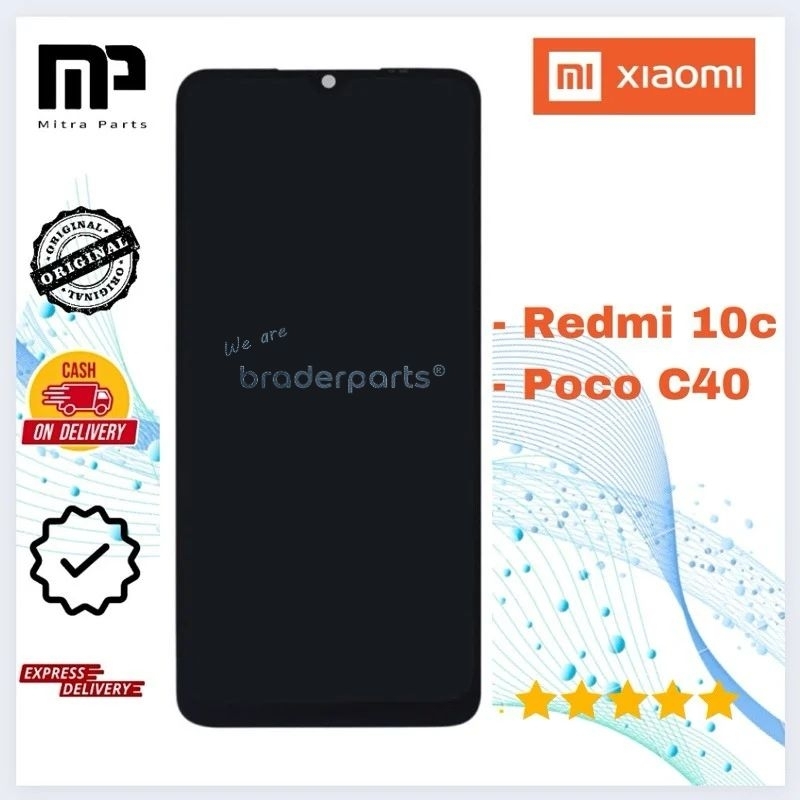Jual LCD TOUCHSCREEN XIAOMI REDMI 10C / POCO C40 OEM BRADERPARTS ...