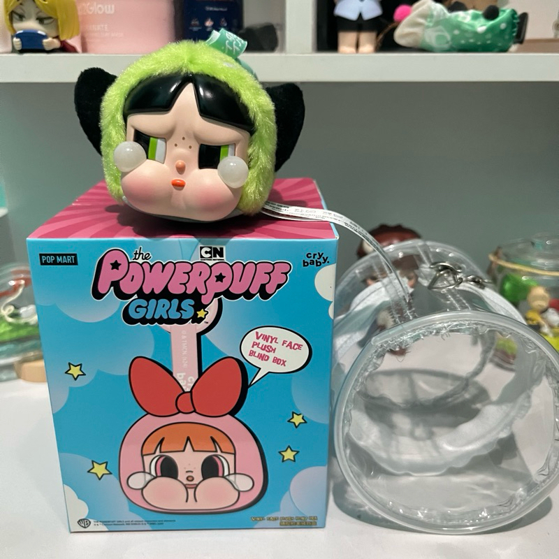 Jual Powerpuff Girls Vinyl Face Plush POPMART BUTTERCUP [Free Case ...