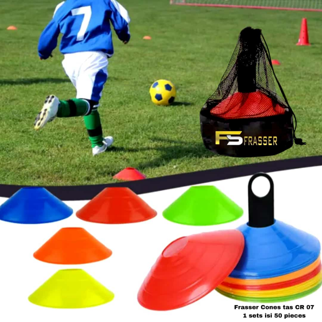 Jual Frasser Cone Mangkok Model Segitiga Untuk Futsal Sepak Bola atau ...
