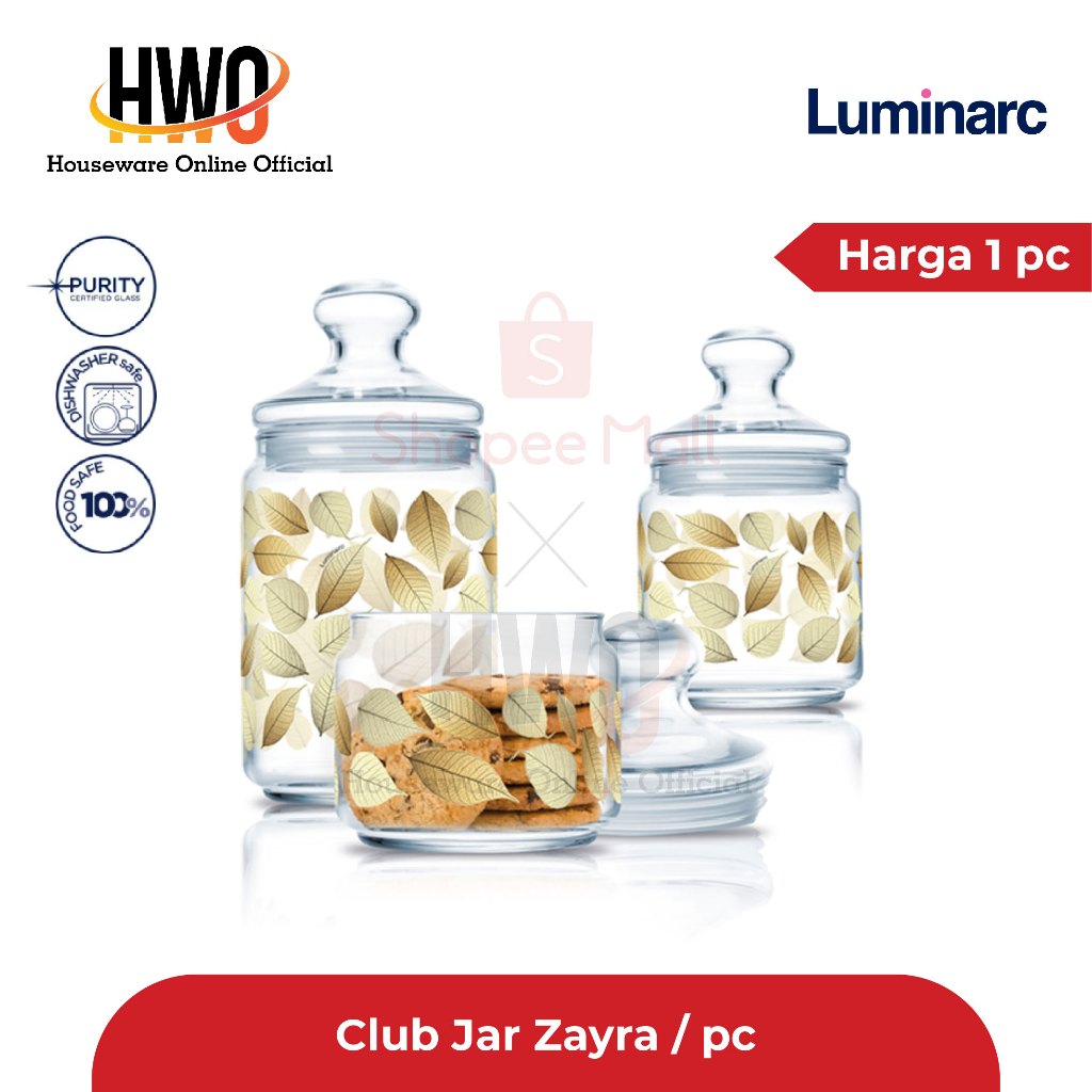 Jual Luminarc Toples Club Jar Zayra / pc | Shopee Indonesia