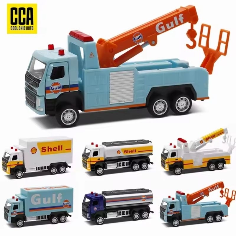 Jual Diecast 1/72 Truk Volvo Truck Oil Tanker Shell Miniatur Diecast ...