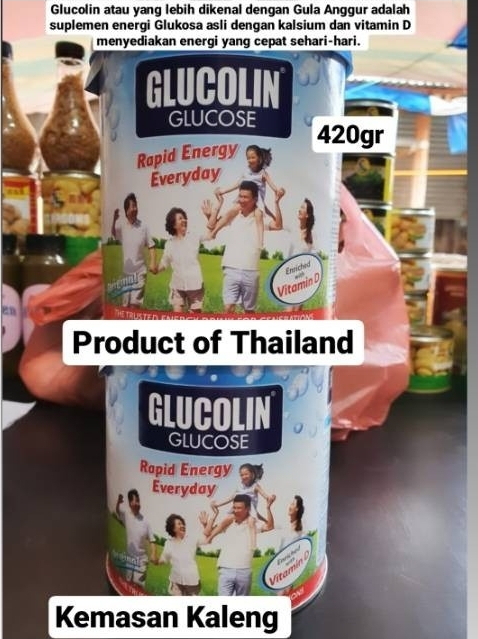 Jual Glucolin Glukosa 420GR (Gula Anggur dengan Vitamin D) | Shopee ...