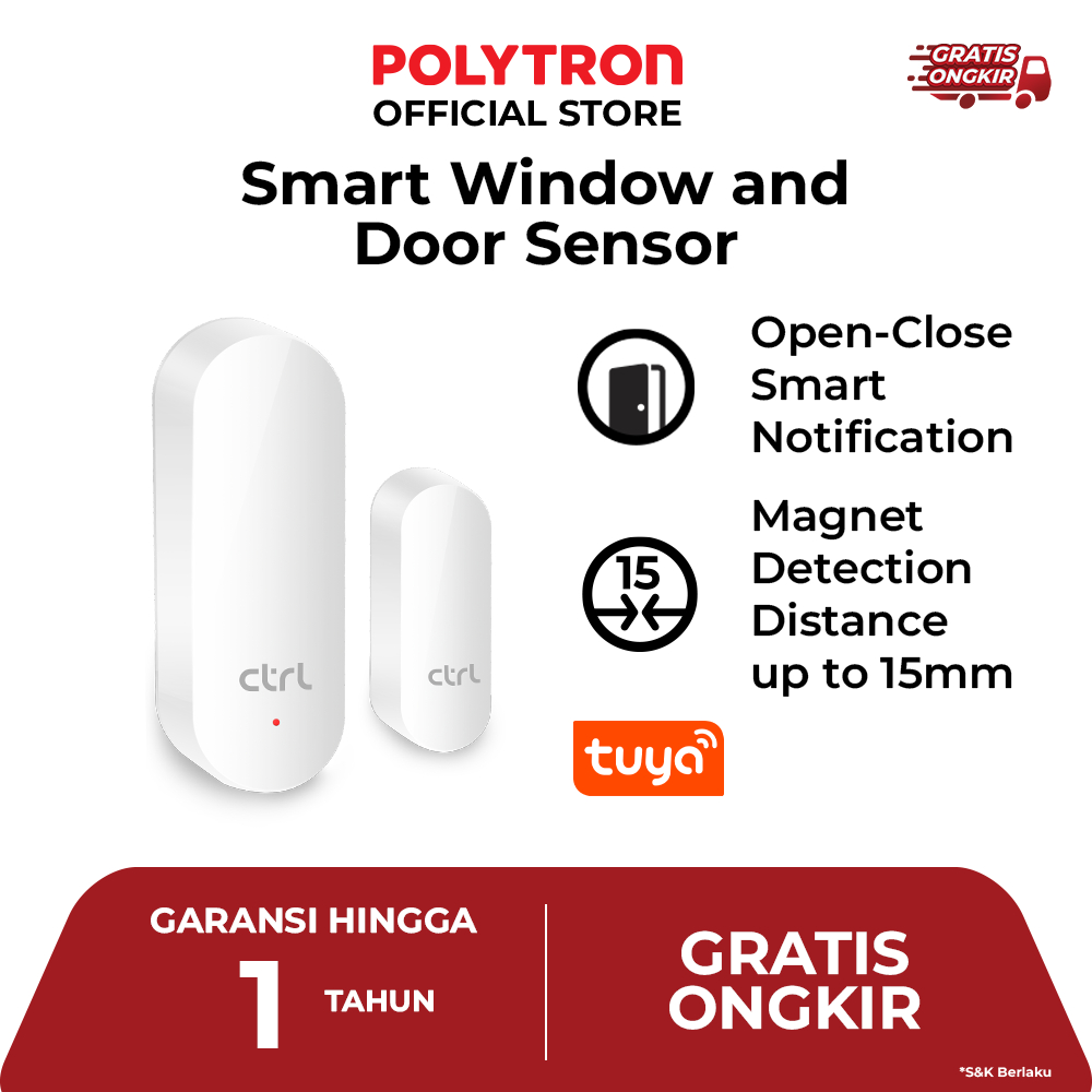 Jual CTRL Window Door Sensor WiFi Smart Home IoT Garansi Resmi 1 Tahun SS WD1 | Shopee Indonesia