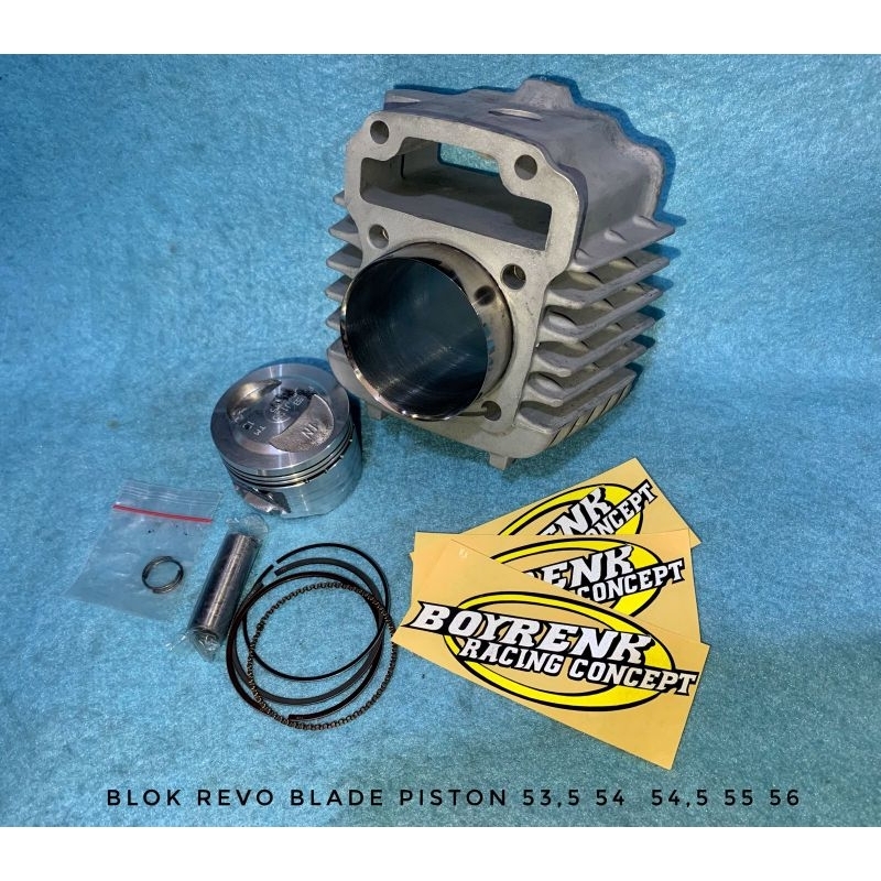 Jual PAKET BORE UP BLOK BLADE REVO ABSOLUTE KWB PISTON FIM 53/ RKN ...