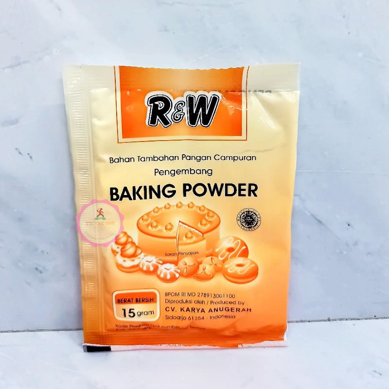 Jual Baking Powder Rw Rajawali Sachet 15gr oren | Shopee Indonesia