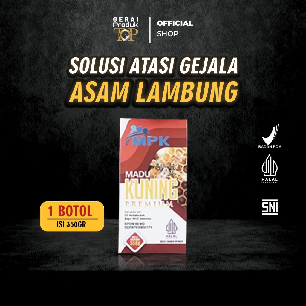 Jual Madu Kuning Premium Madu Asli Herbal Obat Asam Lambung Dan Gerd ...