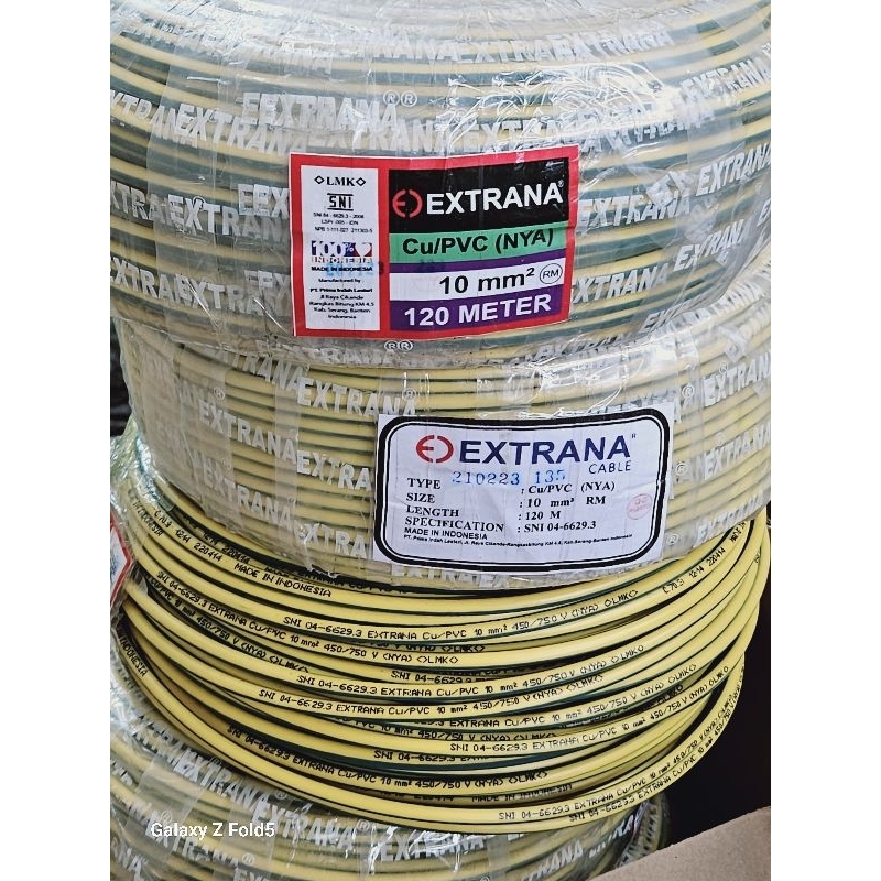 Jual Kabel grounding tunggal / kawat ukuran 10mm2* harga per meter ...