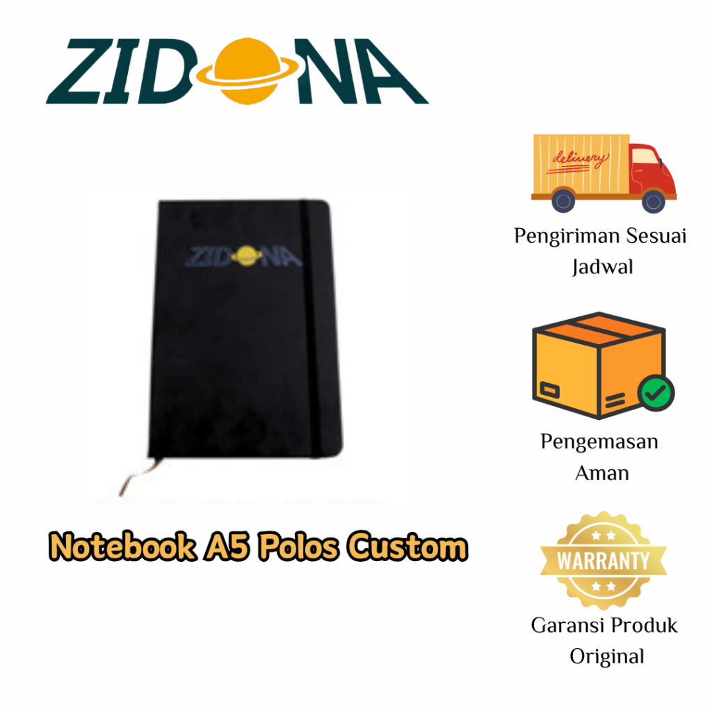 Jual ZIDONA Notebook A5 Polos Custom | Shopee Indonesia