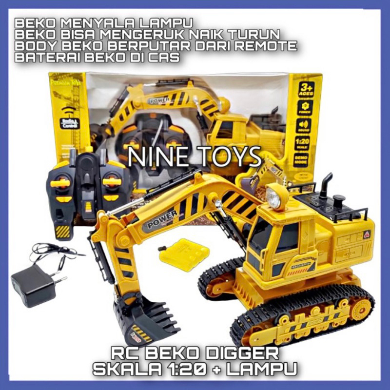 Jual REMOTE CONTROL BEKO KONTRUKSI EXCAVATOR RC BEKO CONTRUCTION BEKO ...