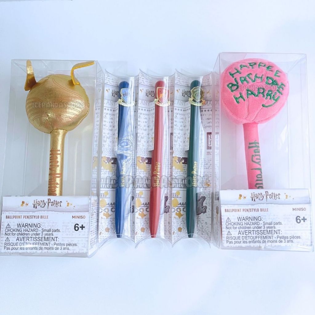 Jual Miniso x Harry Potter Ballpoint Pen Golden Snitch - Gryffindor ...