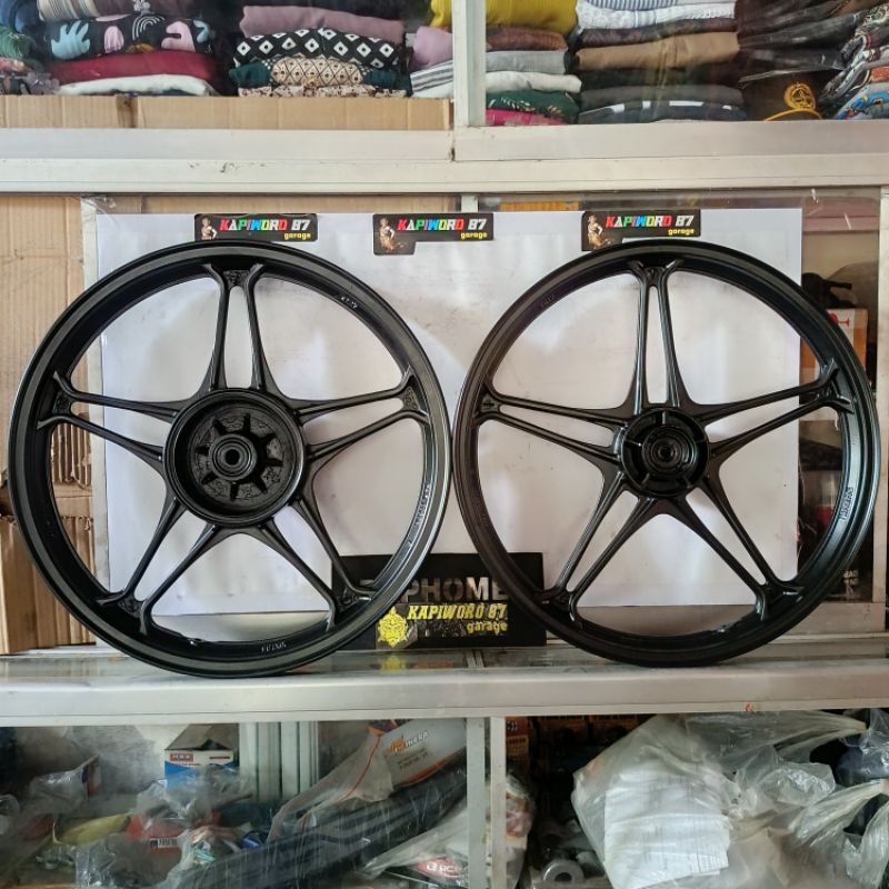 Jual Velg Pelek Bintang Original Suzuki Thunder 125, Repaint Hitam ...