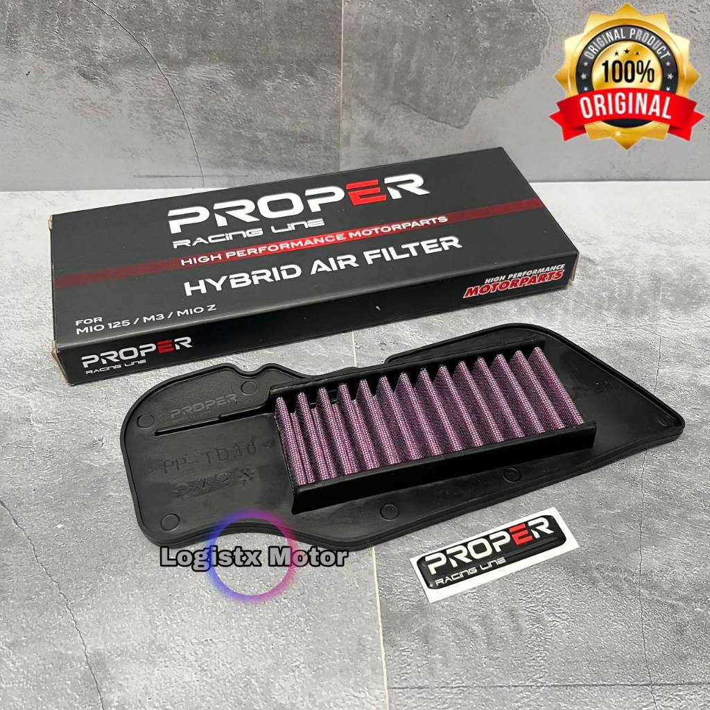 Jual Filter Udara Proper Mio M3 / Mio Z / Mio S / Soul GT 125 / X-Ride ...