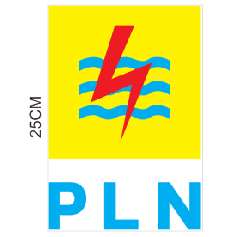 Jual LOGO PLN UKURAN 25 CM STICKER CUTTING | Shopee Indonesia