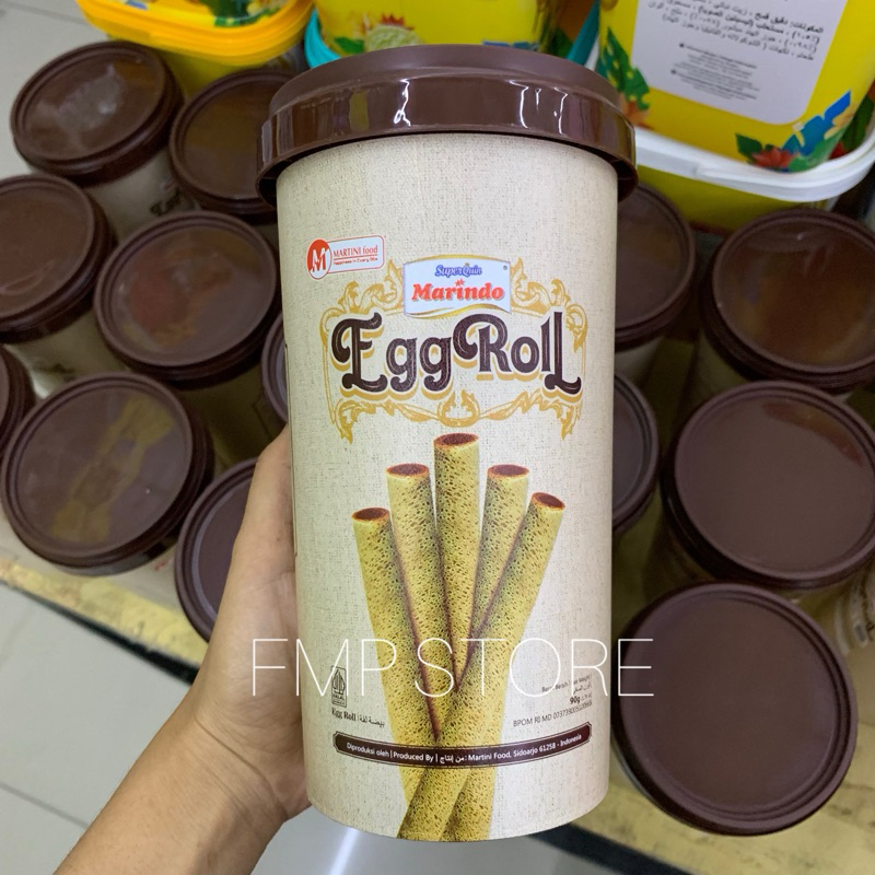 Jual Superquin Marindo Egg Rol 90gr Jajan Kaleng Lebaran | Shopee Indonesia