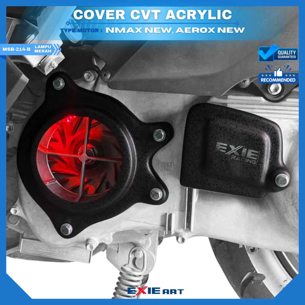 Jual Cover CVT Akrilik All New Nmax 155 & Aerox 155 New Aksesoris ...