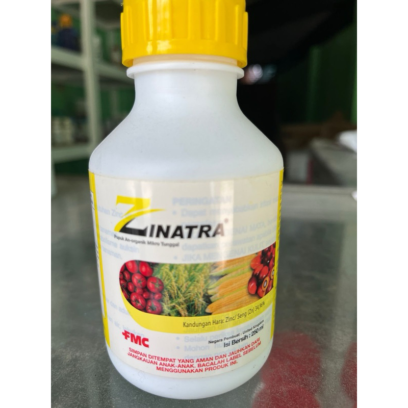 Jual ZINATRA pupuk anorganik tunggal |pupuk cair Zinc dari fmc | ukuran ...