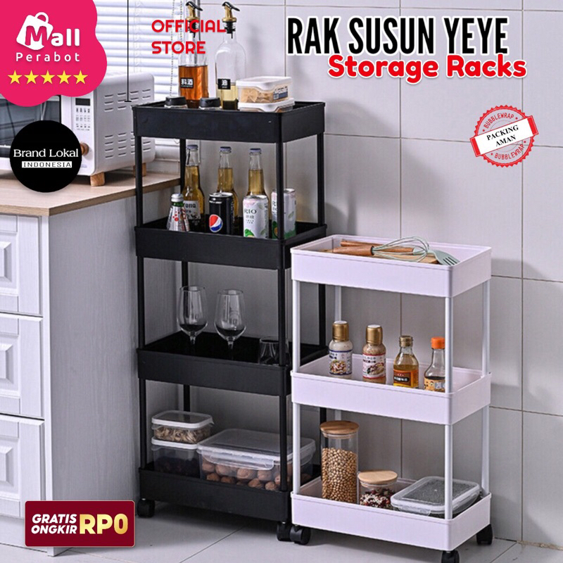 Jual Mall Perabot | Square Rak Susun Motif Bambu New | Rak Dapur Toilet ...