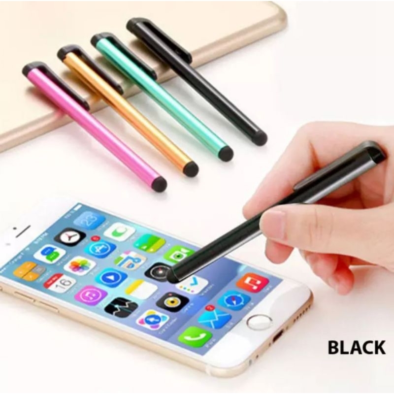 Jual Pen stylus mini alumunium black | Shopee Indonesia
