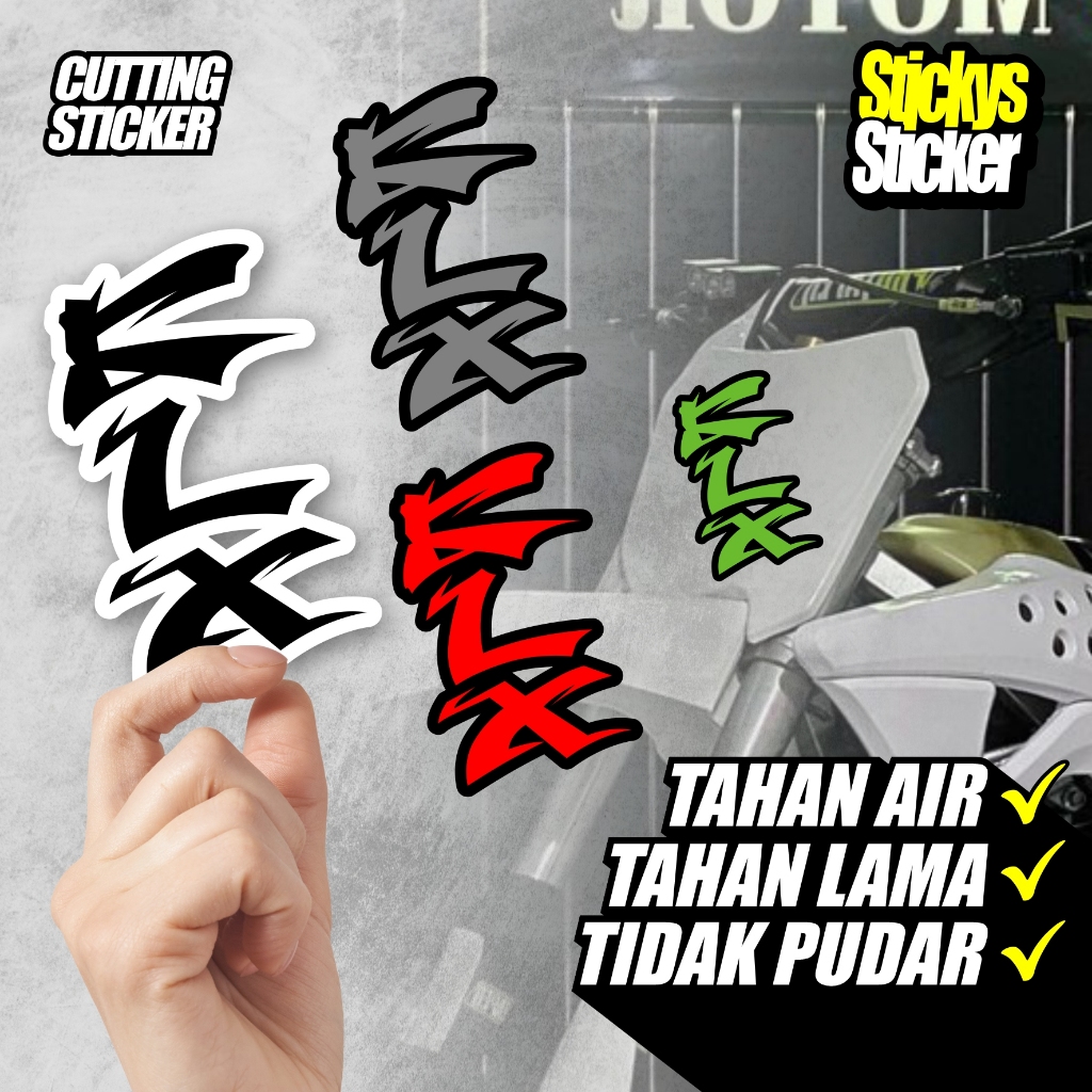 Jual Sticker logo KLX150 cutting sticker KAWASAKI KLX 150 12 pilihan ...