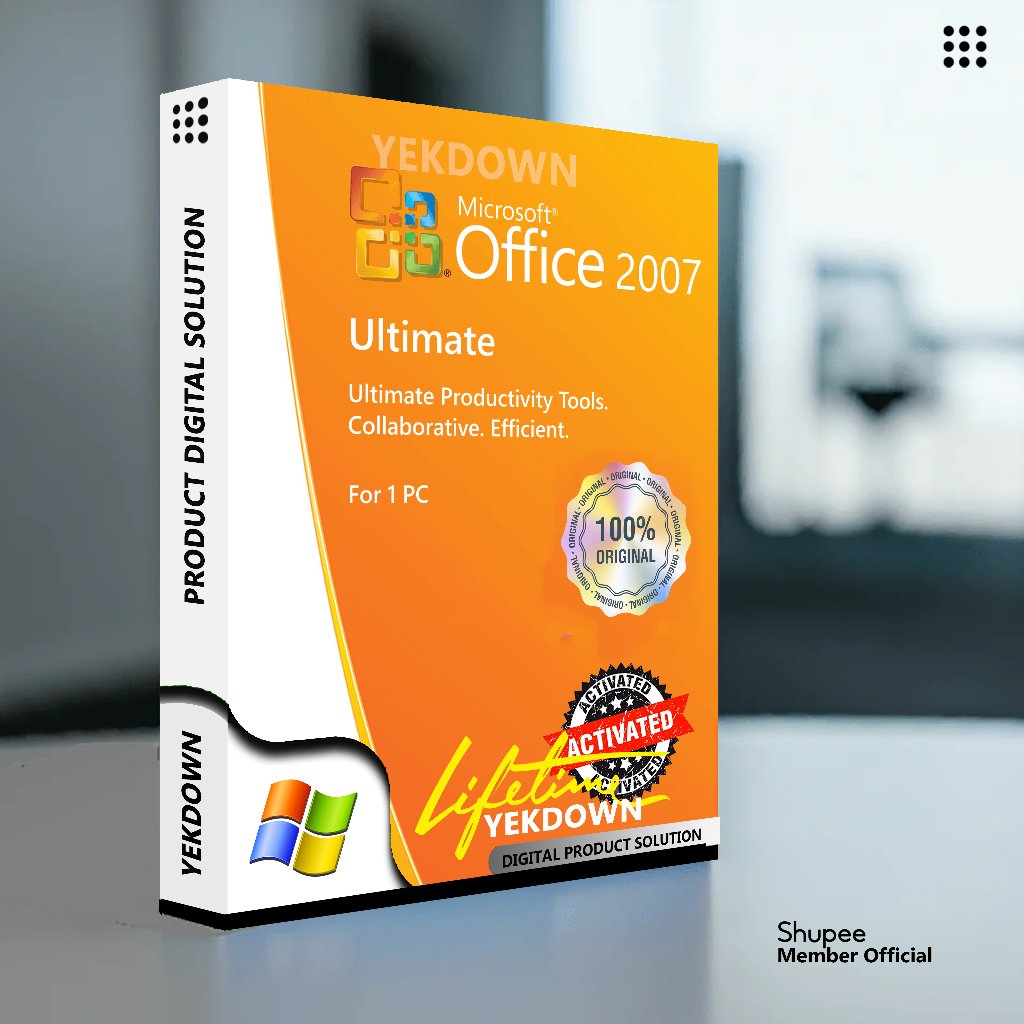 Jual DVD Microsoft® Office® 2007 Ultimate Edition | Original Perpetual ...