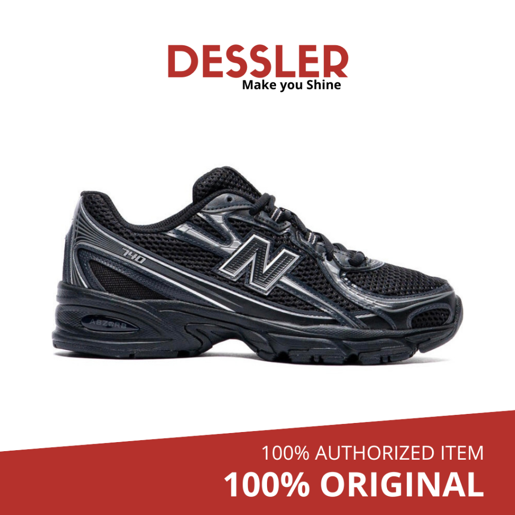 Jual New Balance 740 - Black Silver Metallic (U740BM2) BNIB RESMI PT ...