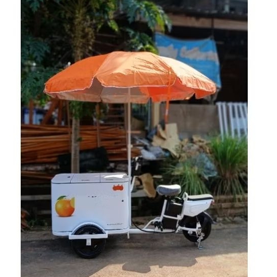 Jual gerobak sepeda listrik | gerobak gowes listrik | gerobak listrik ...